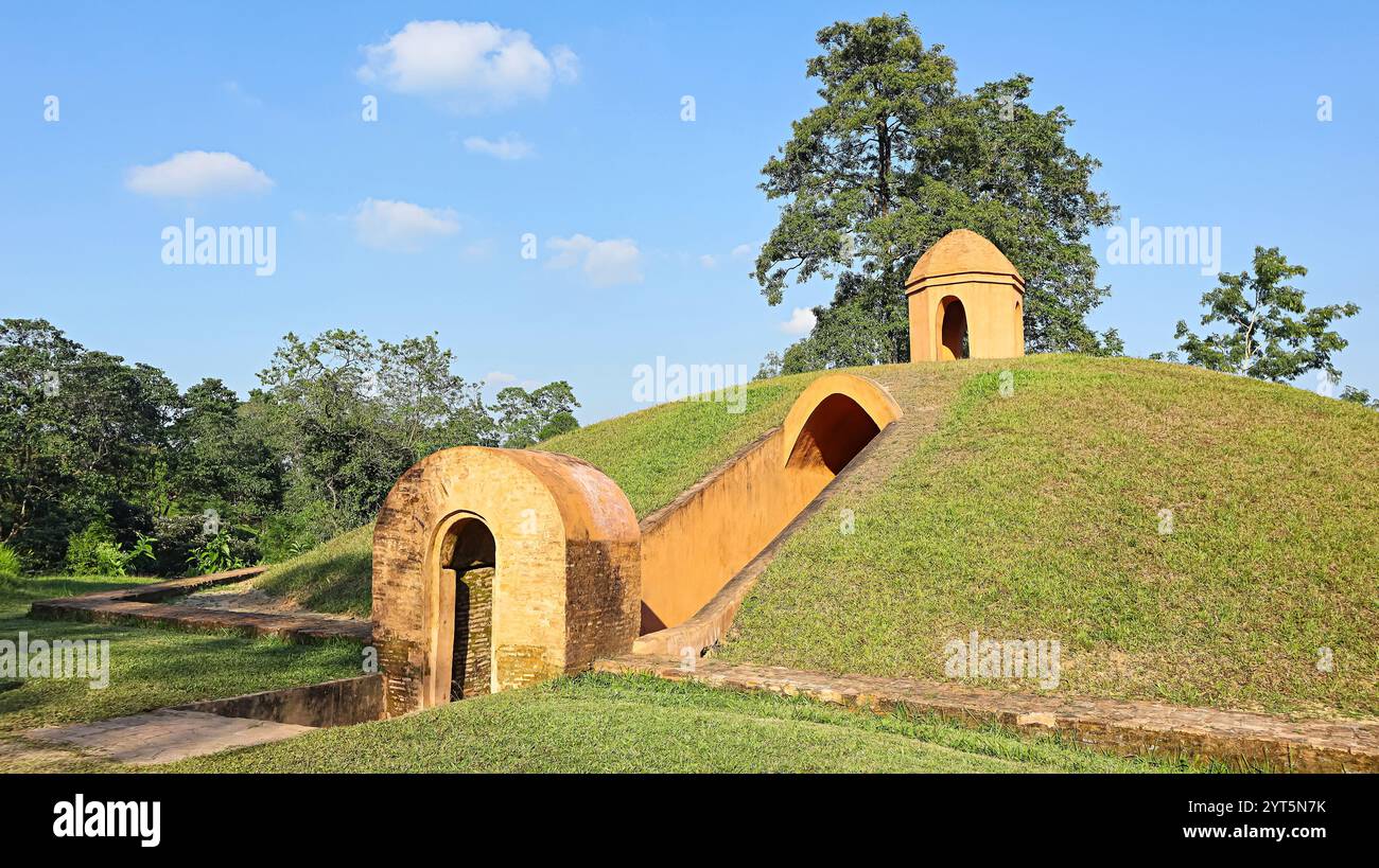 Burial mound (Maidam) of Ahom Kings, established by the first Ahom King ...