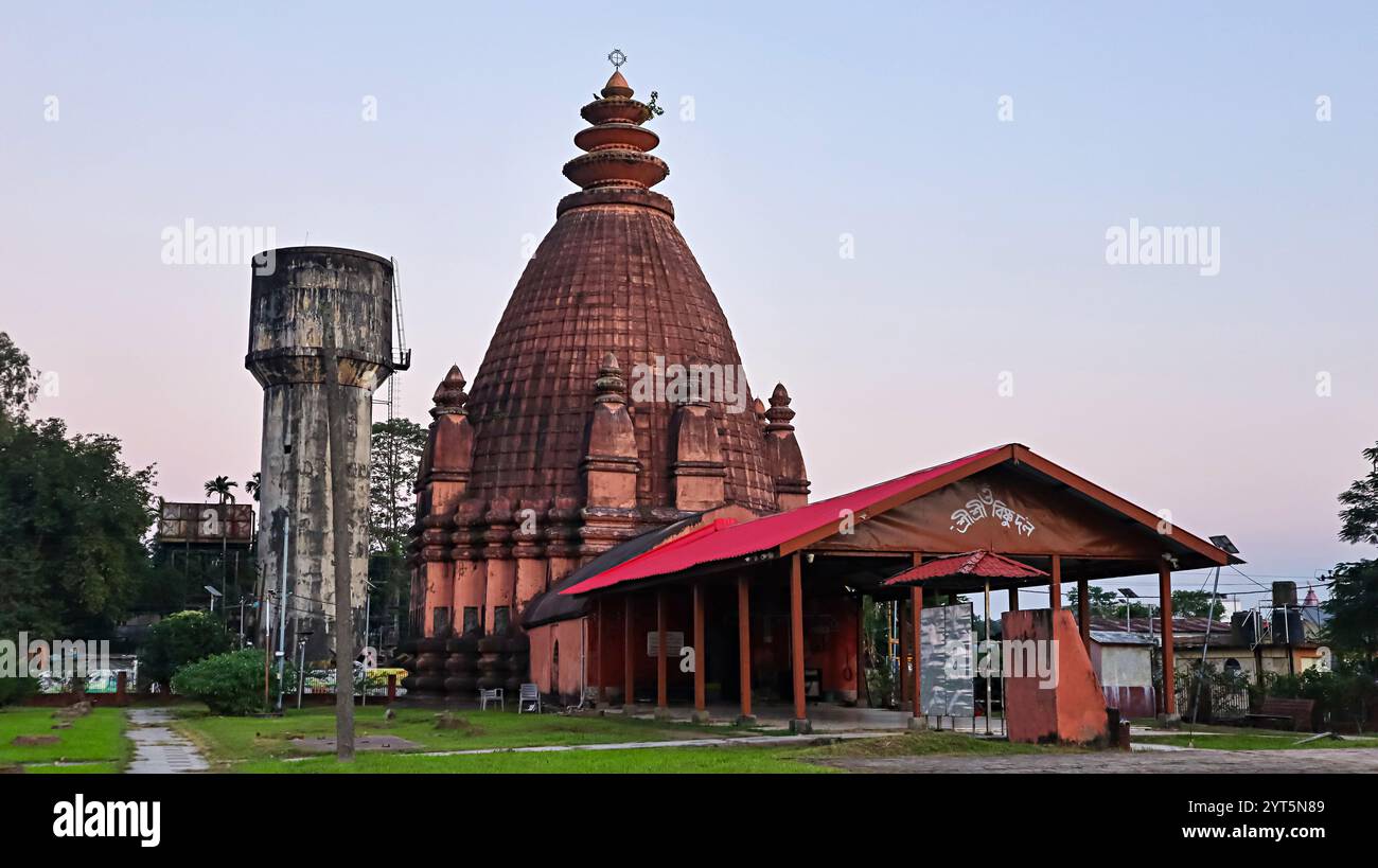View of Vishnu Dol or Temple, it was Built by Queen Ambika Devi of Ahom ...