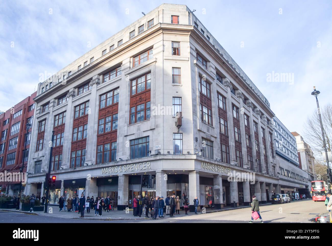 London, UK. 6th December 2024. Exterior view of the Marks and Spencer ...
