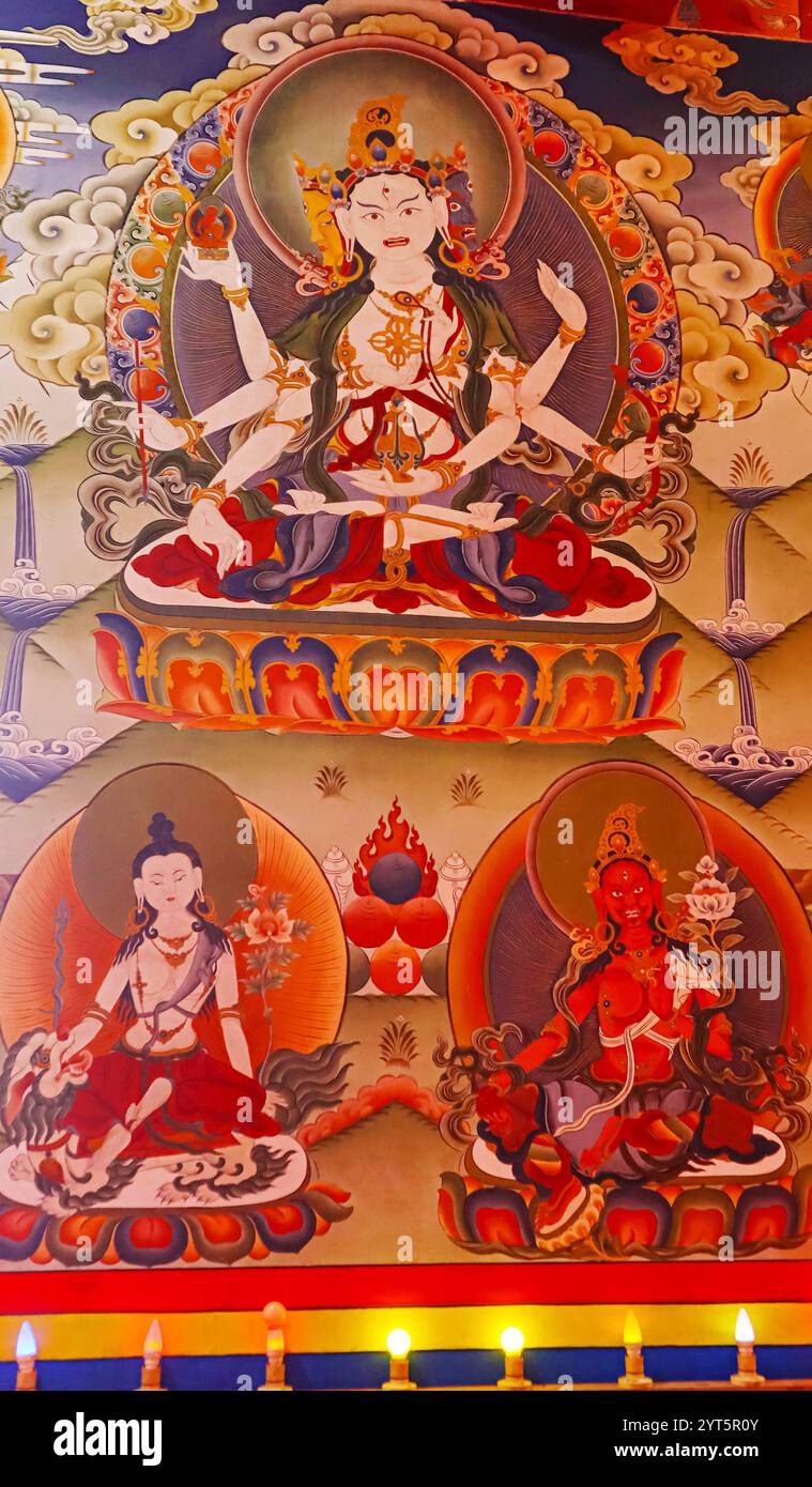 Inside the tawang monastery hi-res stock photography and images - Alamy