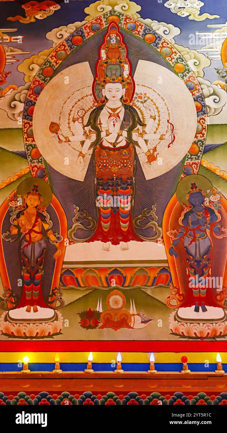 Inside the tawang monastery hi-res stock photography and images - Alamy