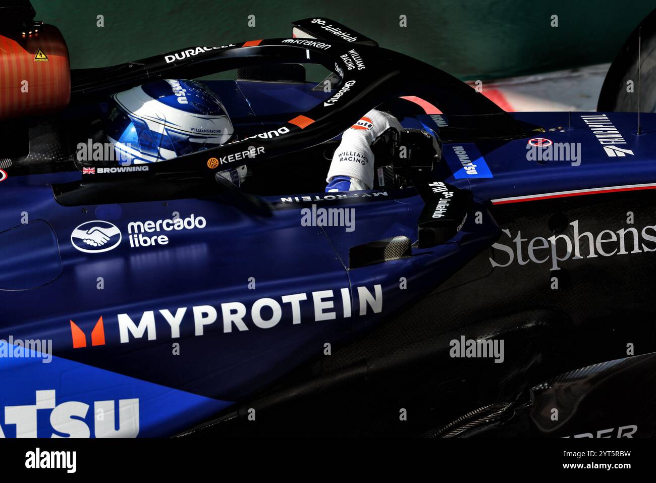 Luke Browning (GBR) Williams Racing FW46 Academy Driver. Formula 1 ...