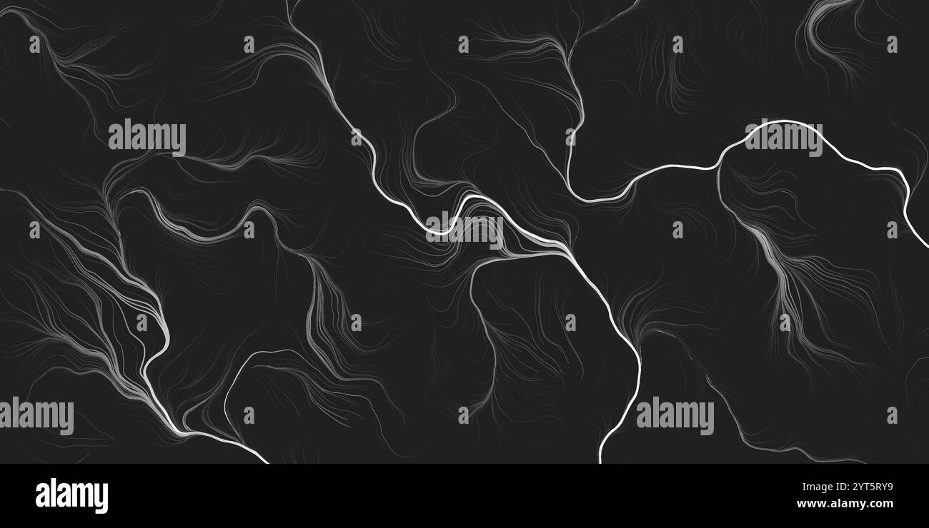 Abstract Dark Modern Style Geometric Background Design, Black and White ...