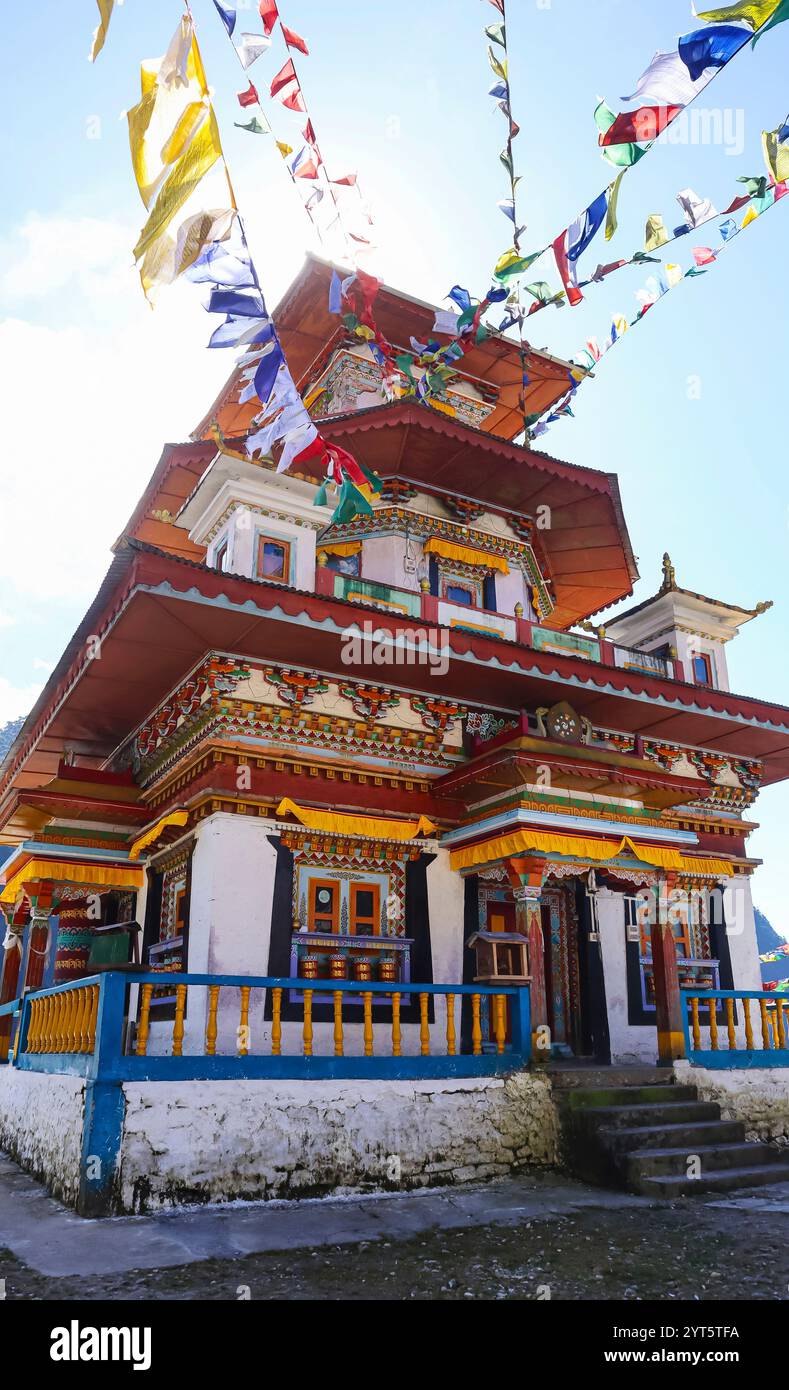 Scenic view of Taktsang Gompa, a spiritual haven perched amidst ...
