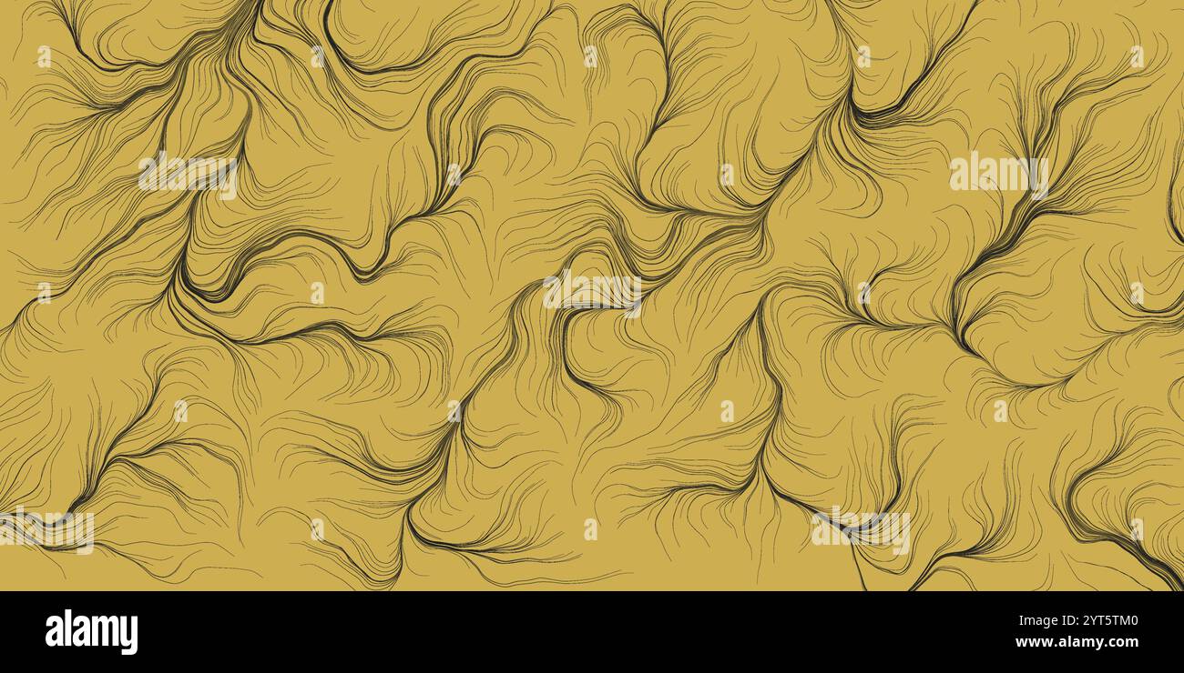 Abstract Modern Style Geometric Background Design, Mustard Yellow and ...