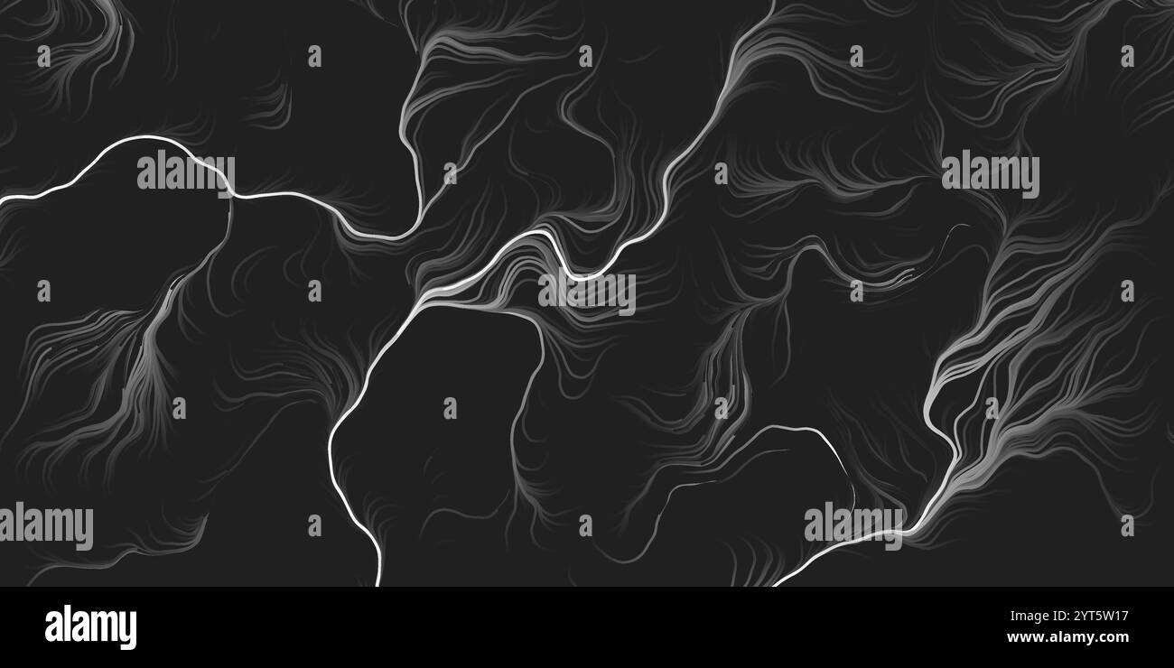 Abstract Dark Modern Style Geometric Background Design, Black and White ...