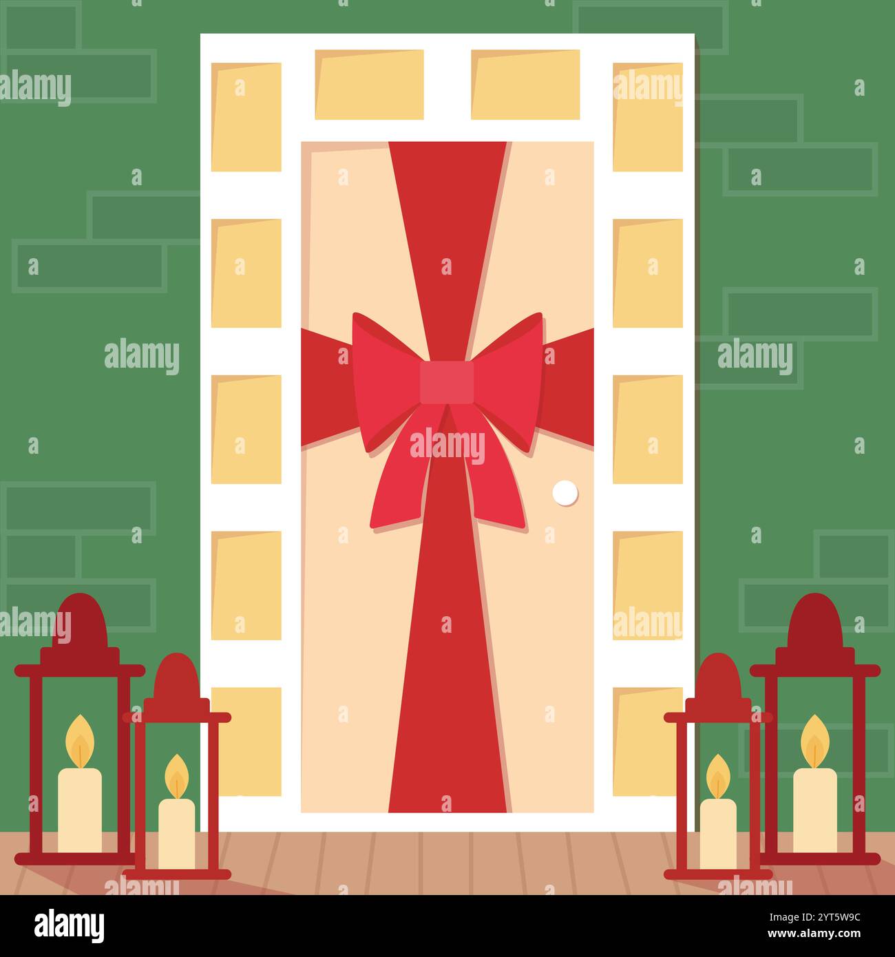 Bow wall Stock Vector Images - Alamy