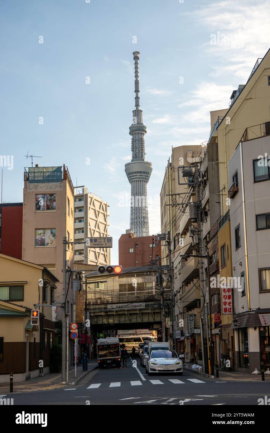 Tokyo Skytree tower in Sumida Tokyo Japan Stock Photo - Alamy