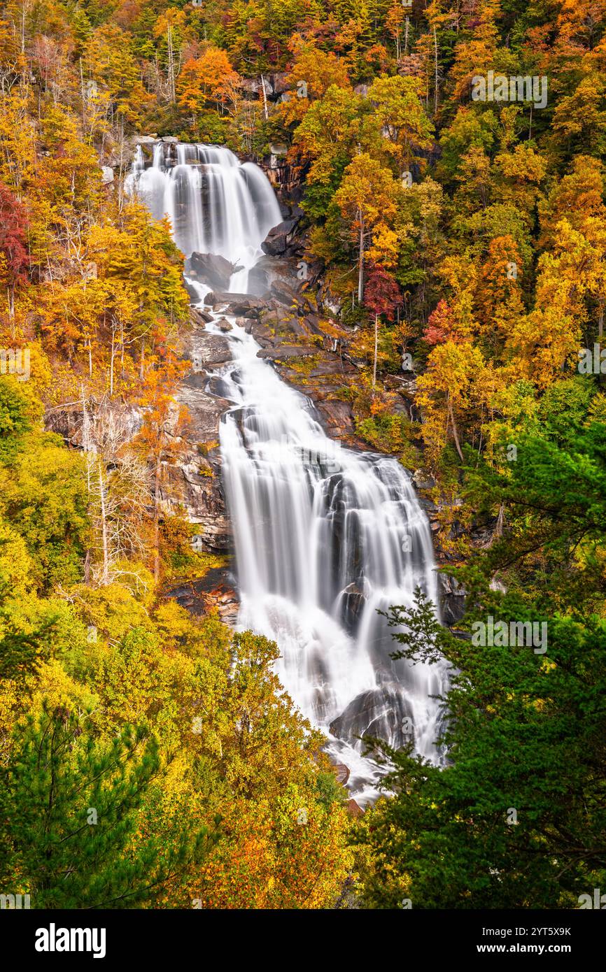 Autumn scene waterfalls gorge hi-res stock photography and images - Alamy