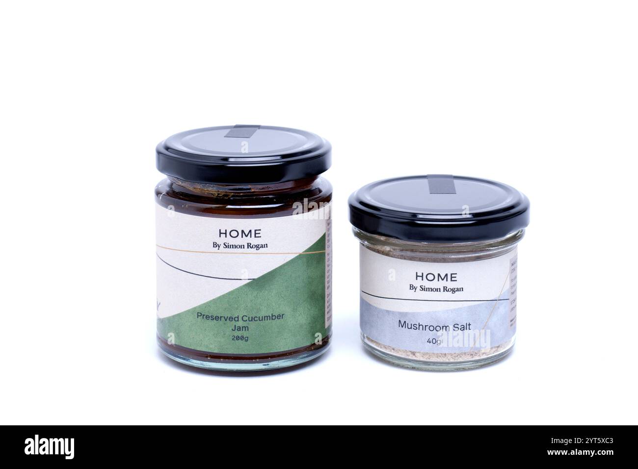 Two 48g jars of Home Condiments by Simon Rogan Preserved Cucumber Jam ...