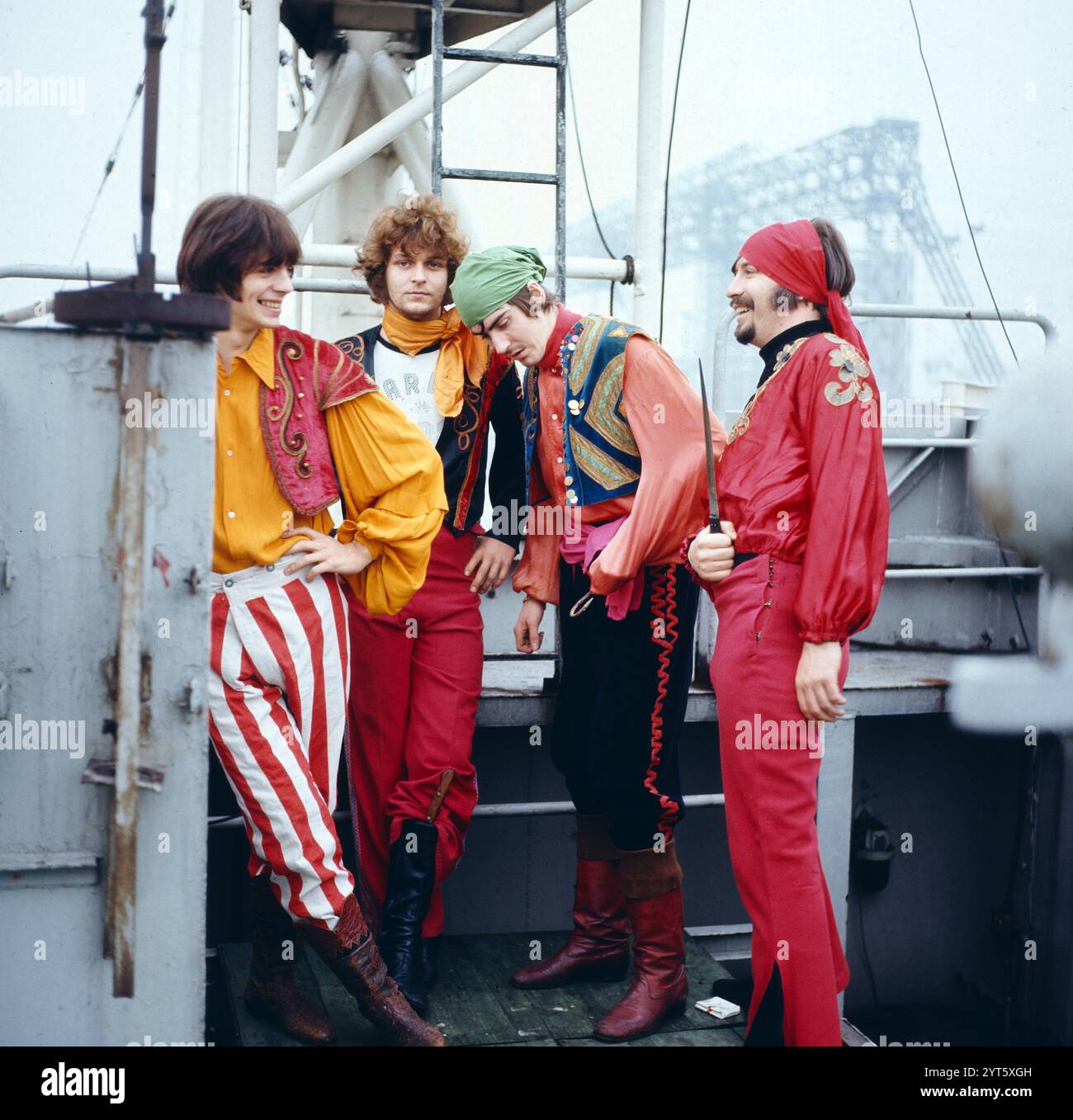 The Rattles, deutsche Beat und Rock Band, hier beim Fototermin im ...