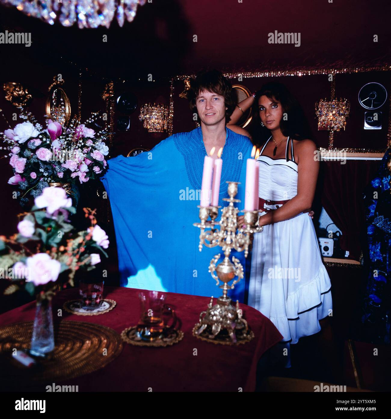 Sänger und Schauspieler Christian Anders mit der Schweizer ...