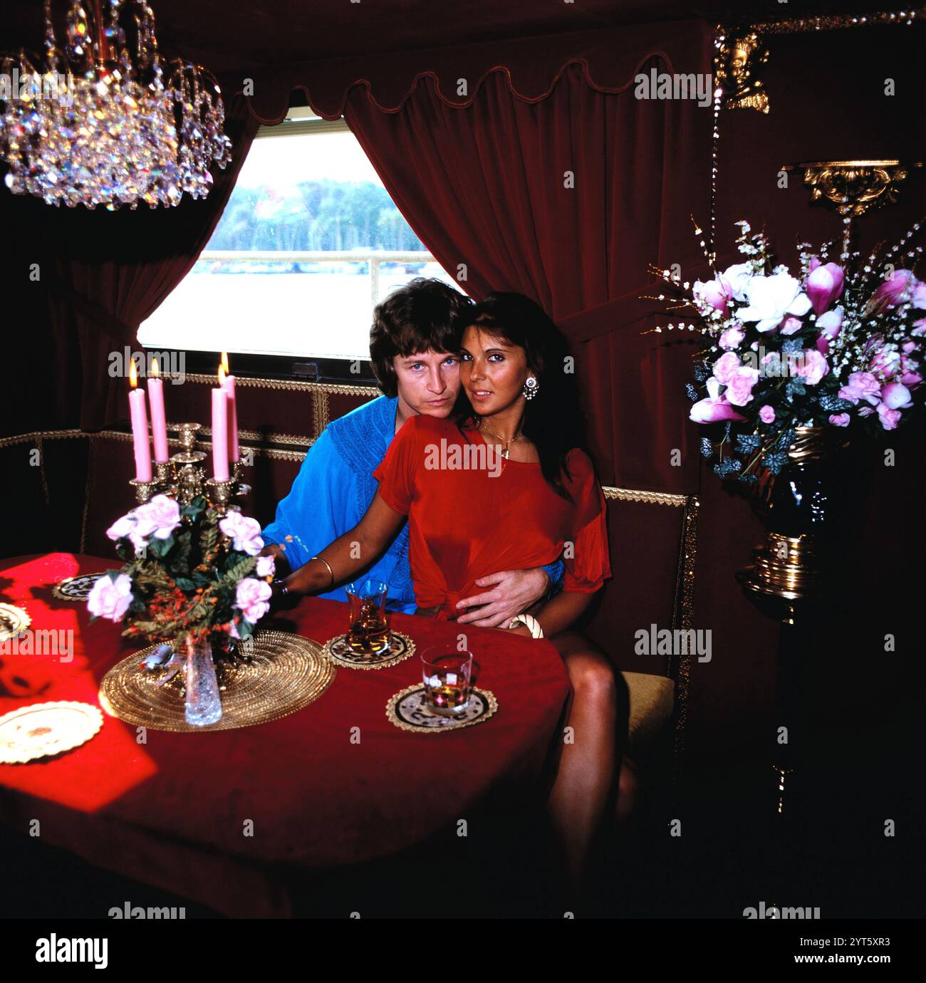 Sänger und Schauspieler Christian Anders mit der Schweizer ...