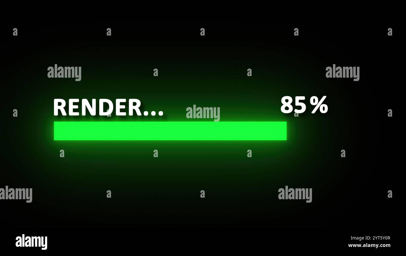 Downloading progress bar animation loading hi-res stock photography and ...