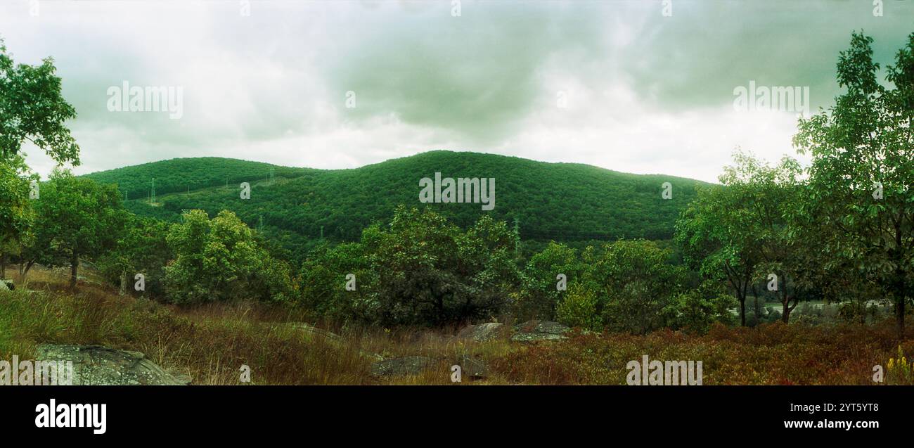 Panoramic view of the Bear Mountain State Park, Hudson River, Rockland ...