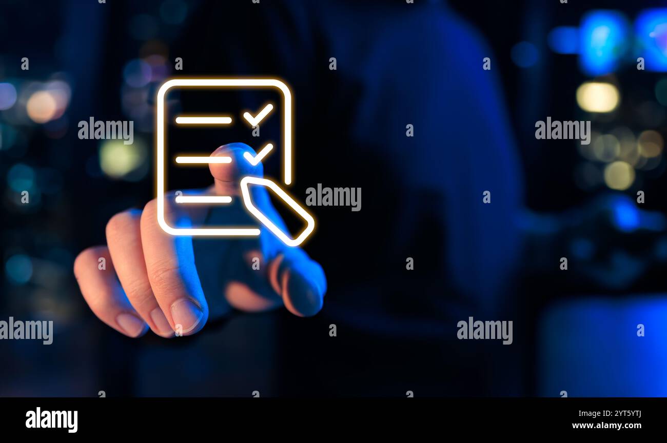 Checklist tools hi-res stock photography and images - Alamy