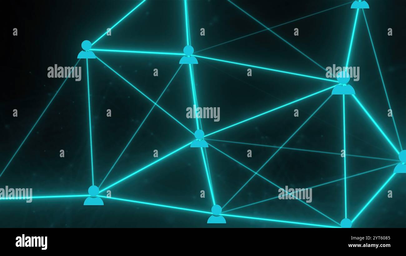 Animation network connections hi-res stock photography and images - Alamy