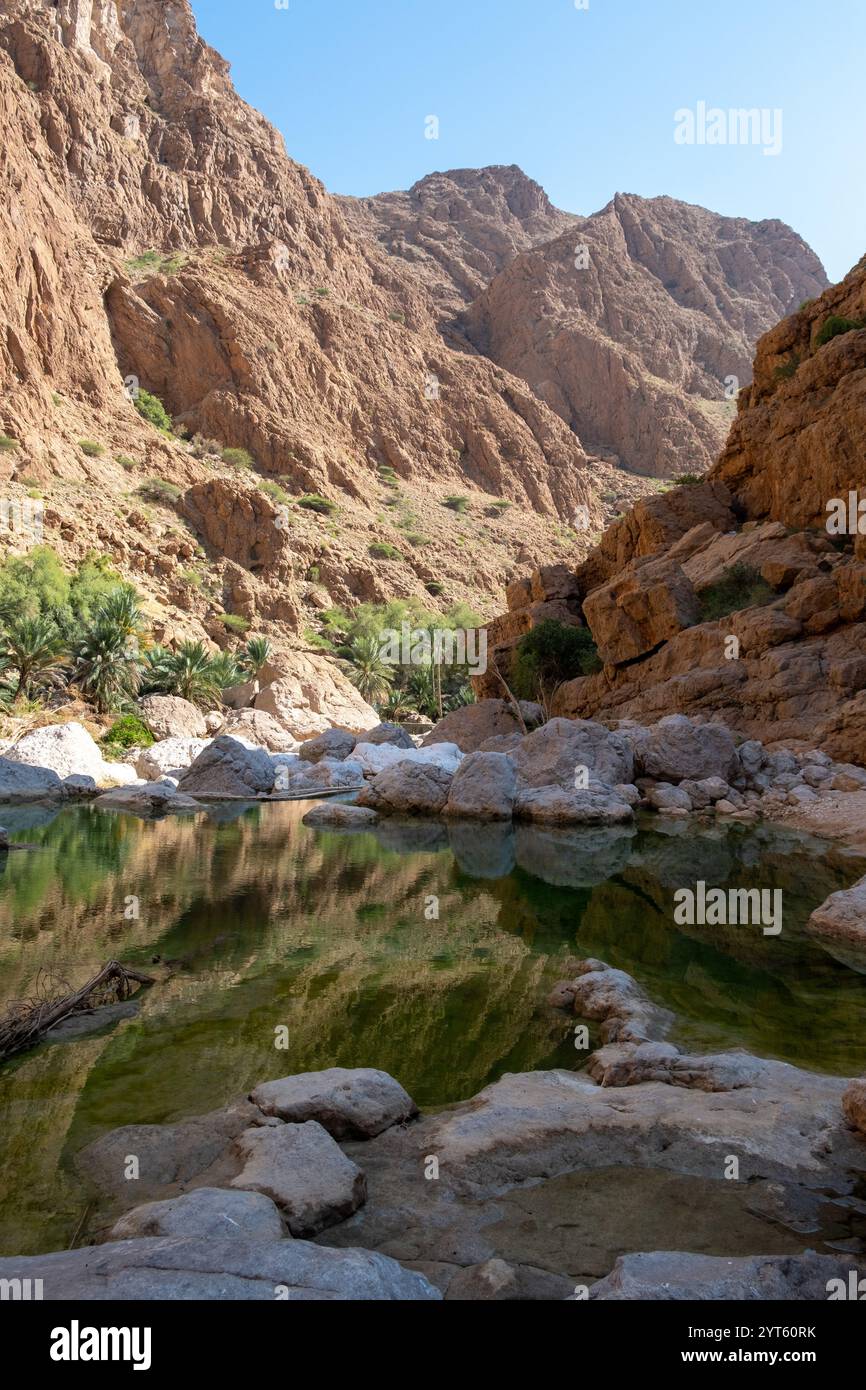Photo of Wadi Tiwi oasis in Oman Stock Photo - Alamy