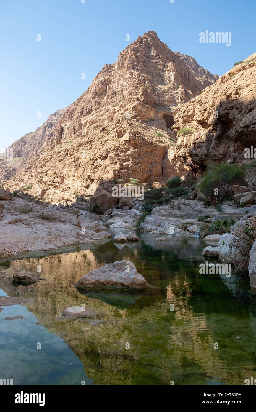 Photo of Wadi Tiwi oasis in Oman Stock Photo - Alamy