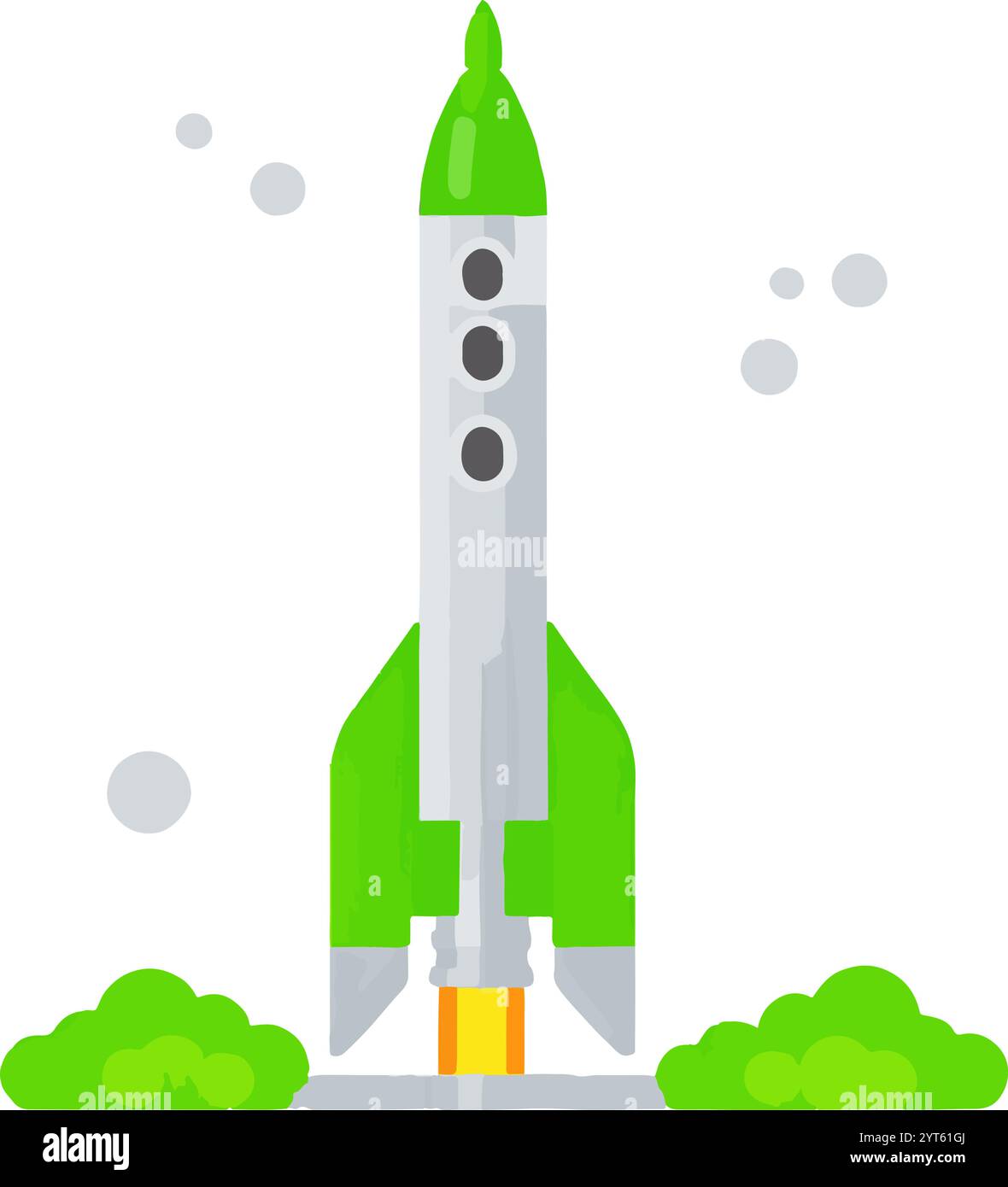 A powerful rocket launching into space, representing innovation and the ...