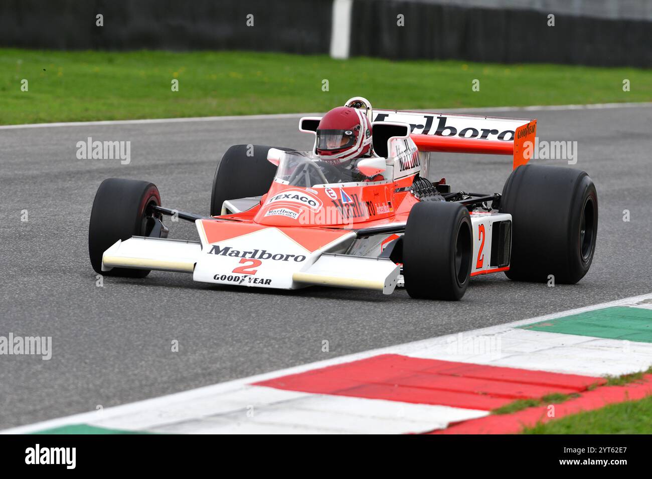 Scarperia, Italy - October 12th 2024: McLaren M23 of year 1976 ex Johen ...