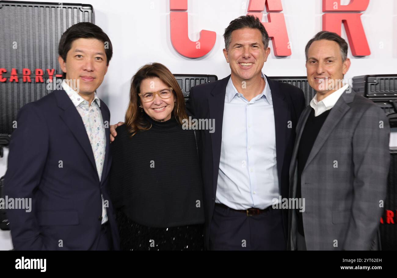 Los Angeles, Ca. 5th Dec, 2024. Dan Lin, Holly Bario, Jason Bateman, Dylan Clark at the Netflix ...