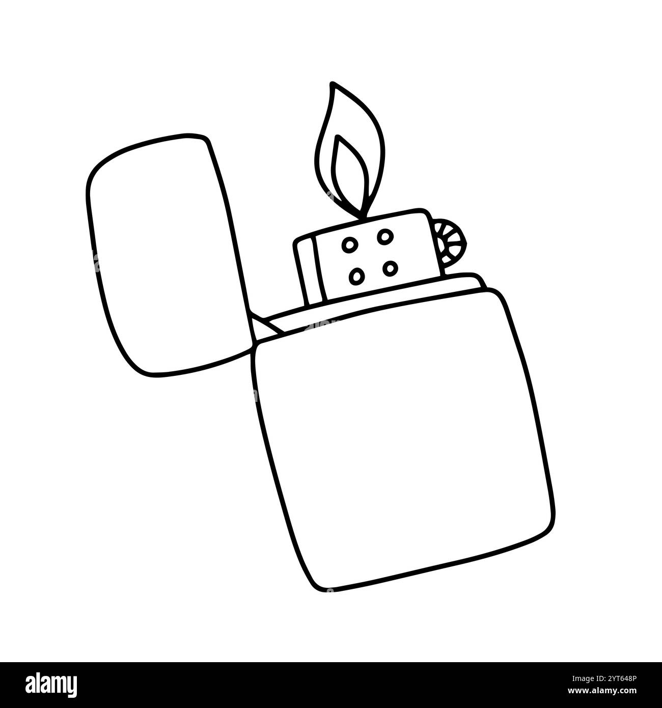 Hand drawn fire Black and White Stock Photos & Images - Alamy