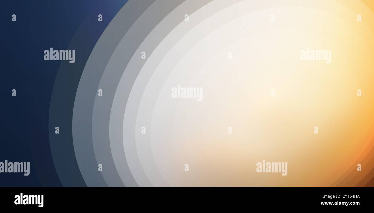 Abstract Minimalist Grey and Brown Round Curving, Oval Concentric ...