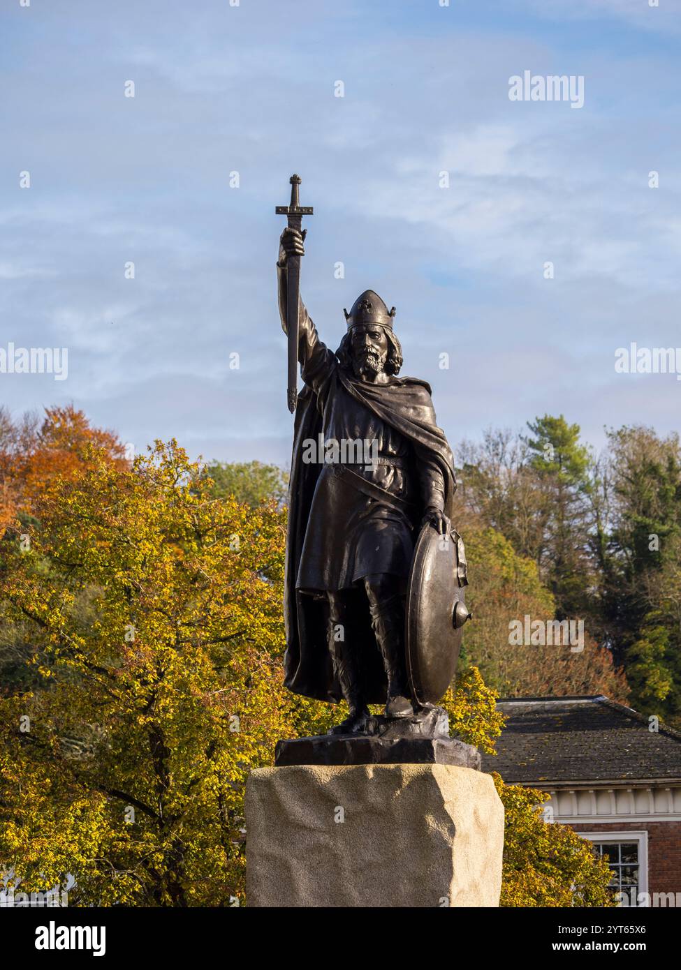 Statue of Alfred the Great, Founder of the Kingdom and the Nation ...