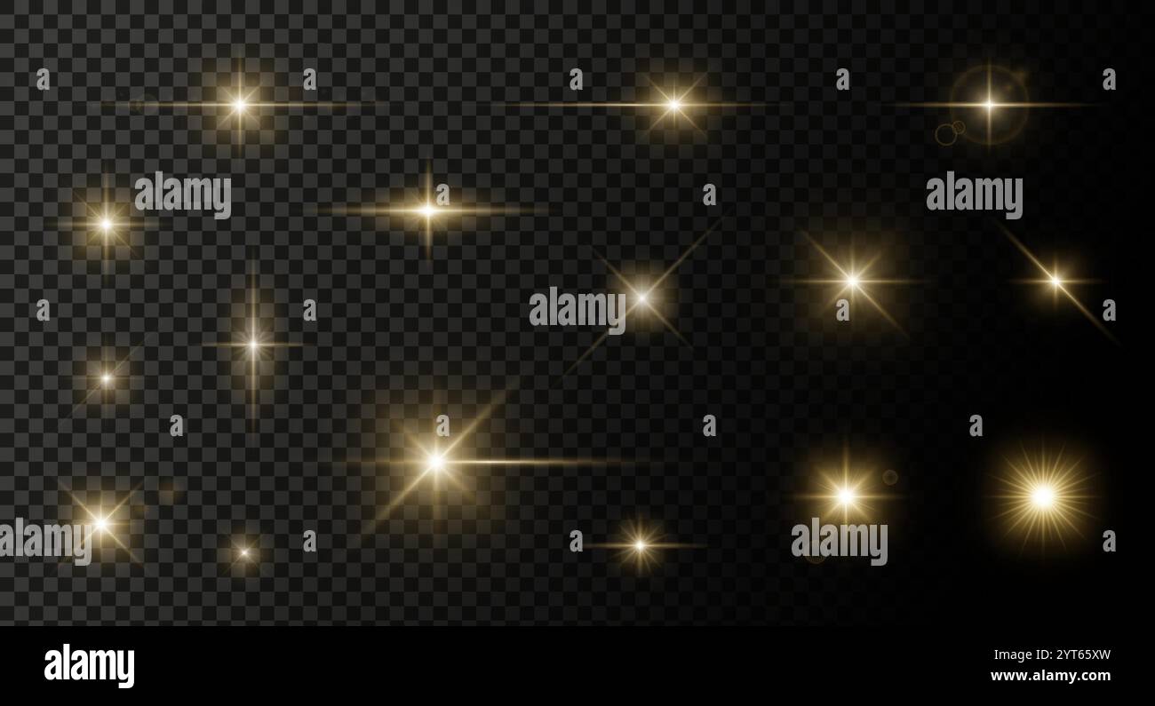 Vector light effects set Stock Vector Image & Art - Alamy