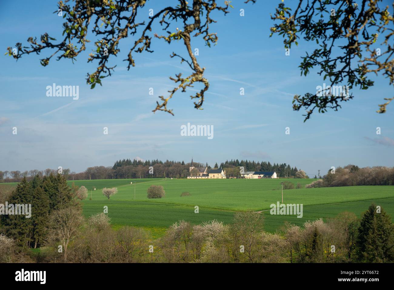 farm fields at Eiffel in Germany Stock Photo - Alamy