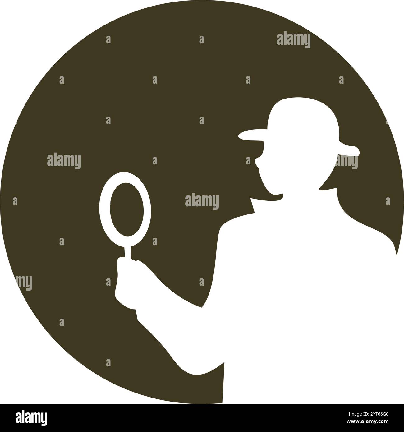 Detective logo icon design template Stock Vector Image & Art - Alamy