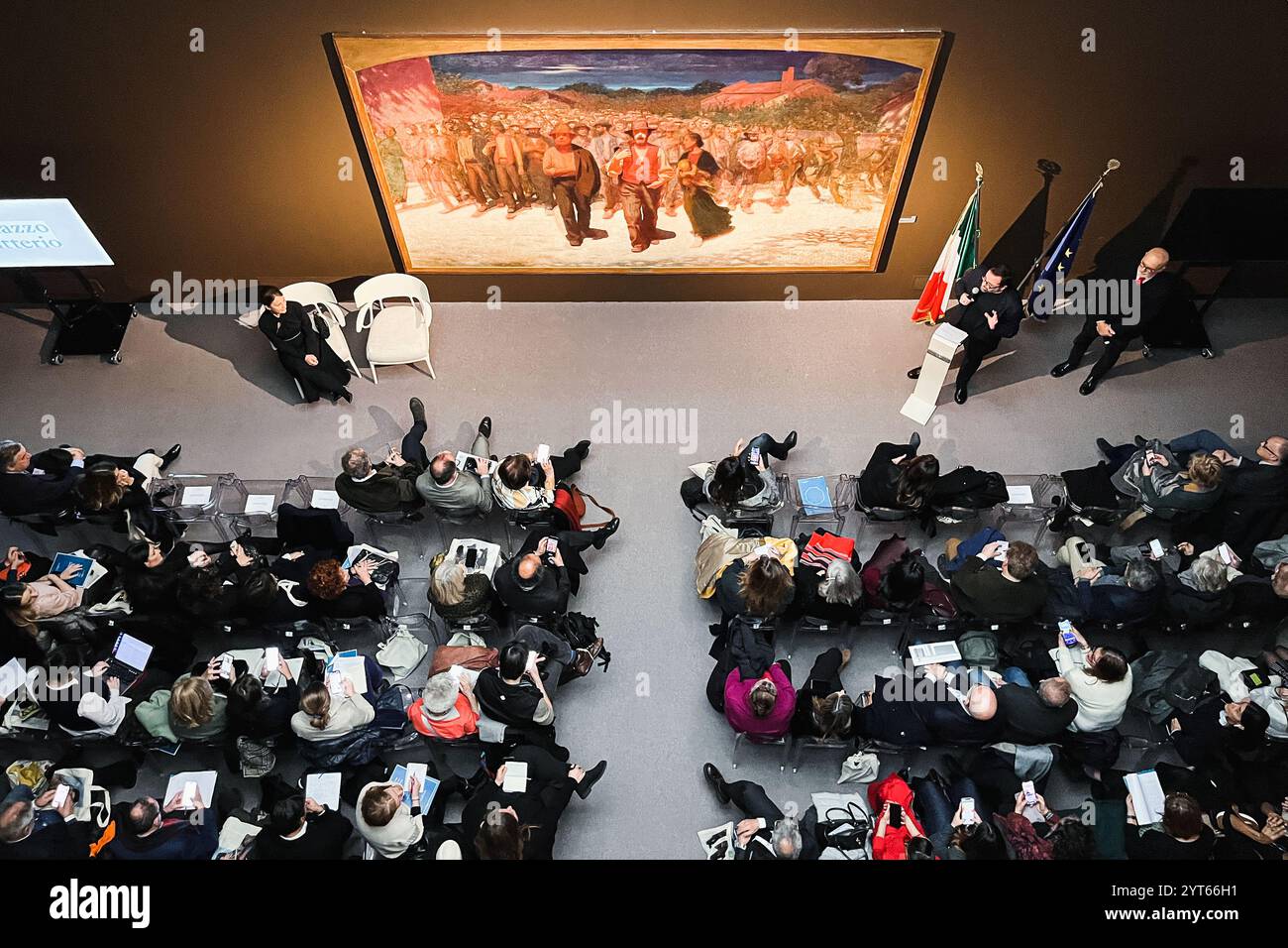 Milan, The inauguration of the exhibition La Grande Brera at Palazzo ...