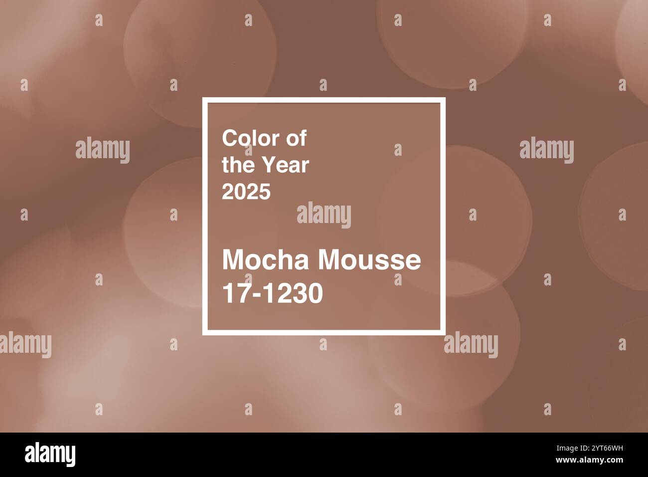 Color of the year announcement for 2025 features Mocha Mousse shade in ...