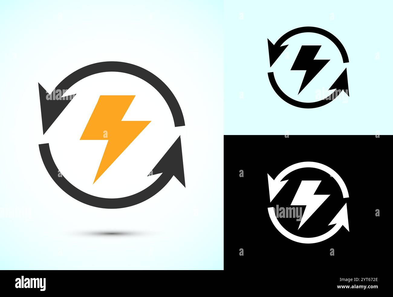 Renewable energy icon design illustration. Renewable power sign symbol ...