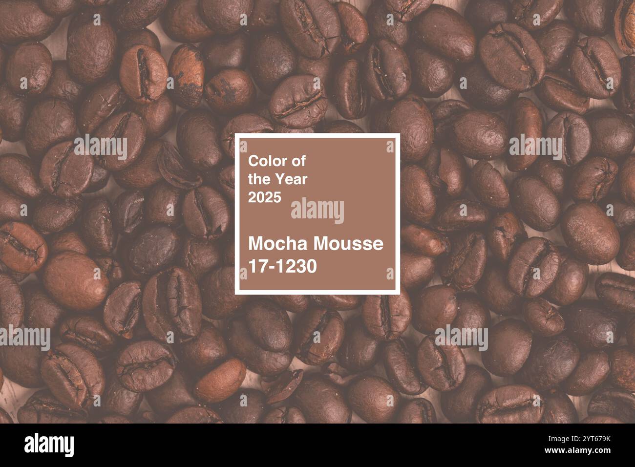 Color of the Year 2025 showcases Mocha Mousse amid rich coffee beans ...
