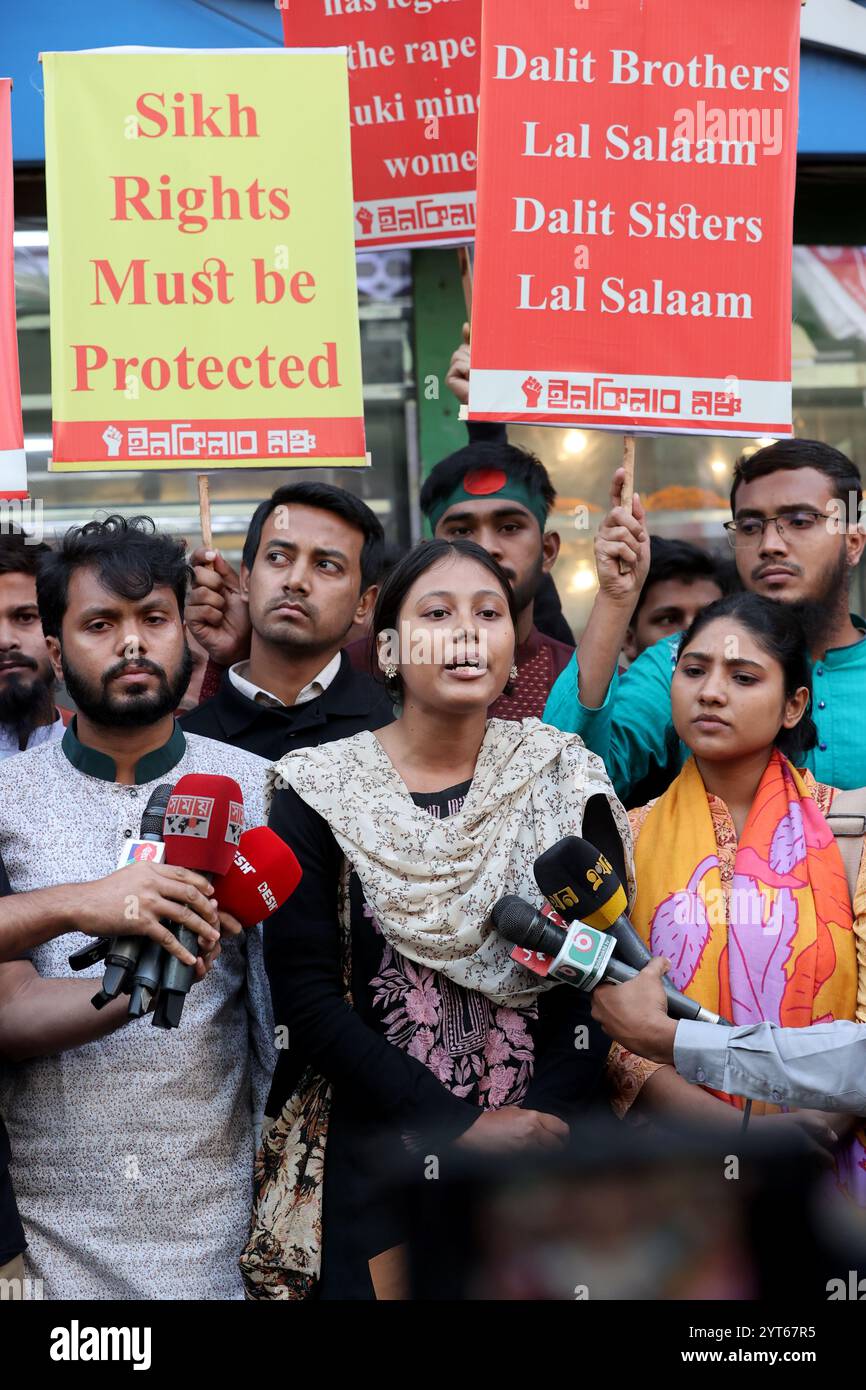 Dhaka, Bangladesh - November 06, 2024: ‘Inqilab moncho’ staged a ...