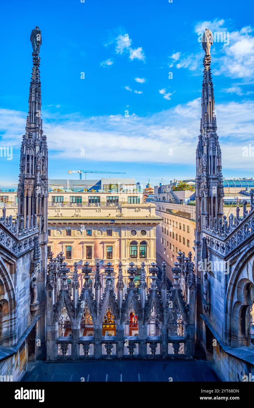 The roof of Milan Cathedral is a stunning display of Gothic ...