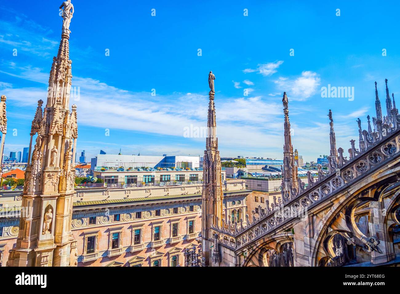 The iconic forest of spires on Milan Cathedral is a standout feature of ...