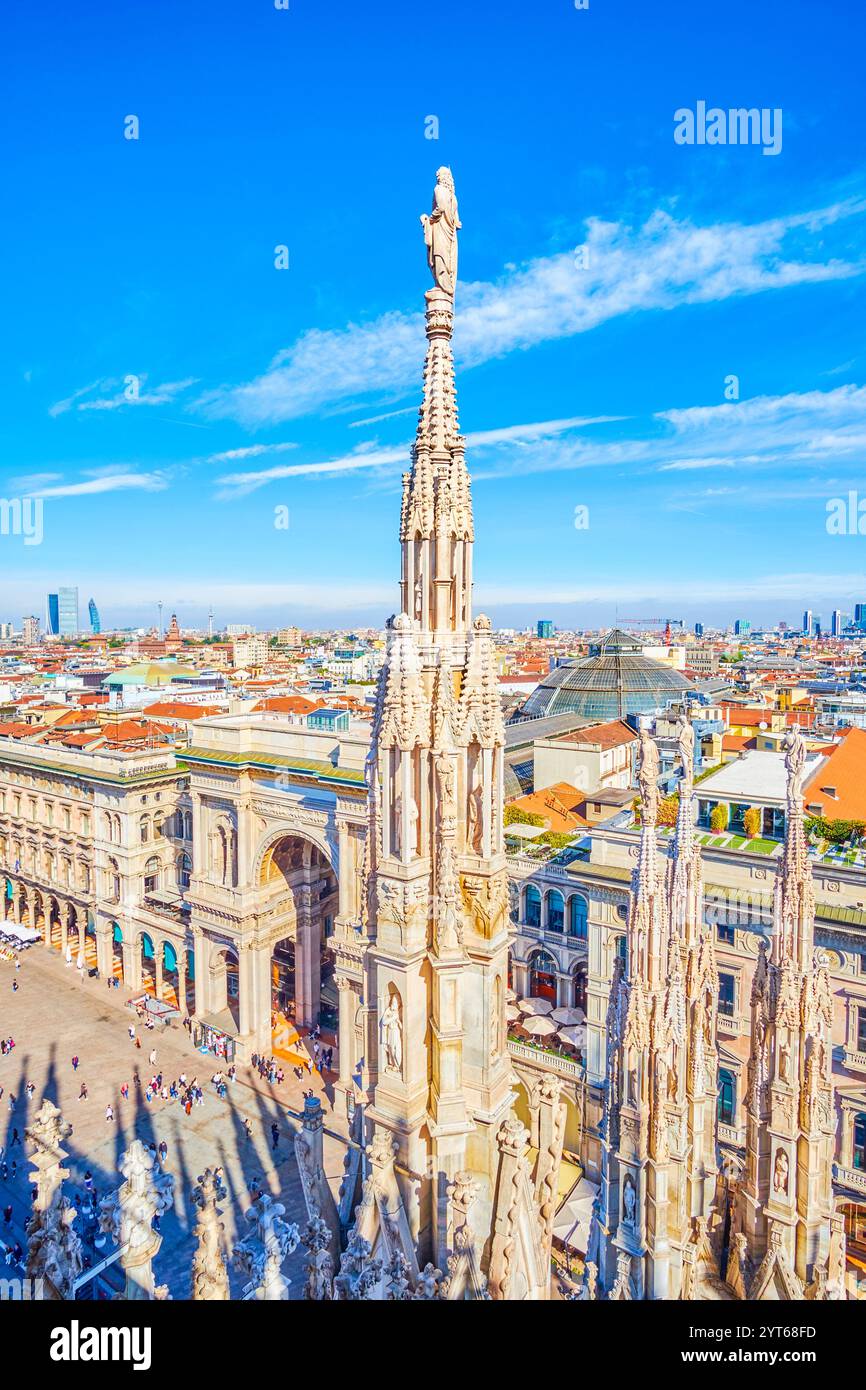 The iconic forest of spires on Milan Cathedral is a standout feature of ...