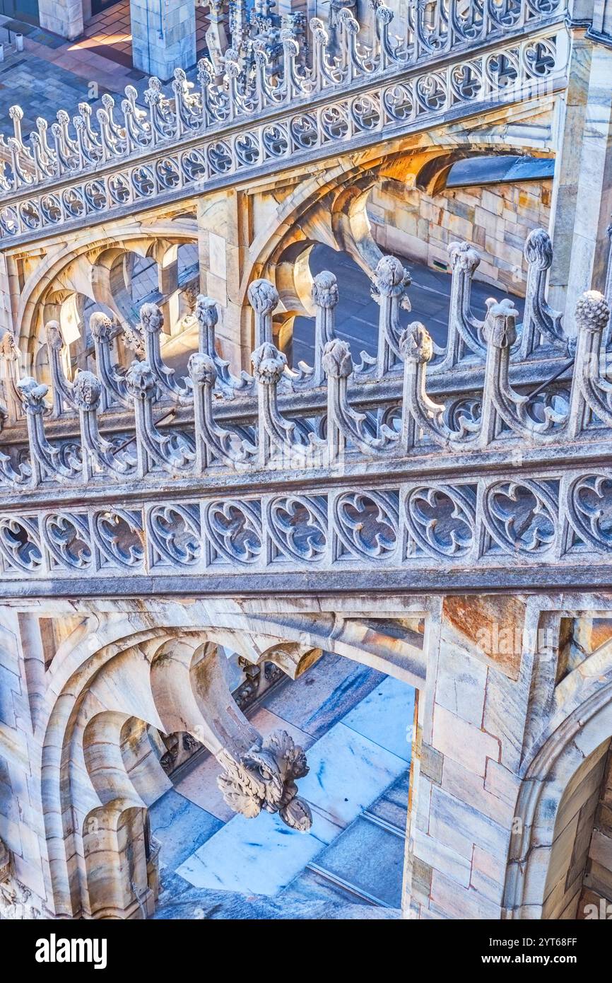 The roof of Milan Cathedral is a stunning display of Gothic ...