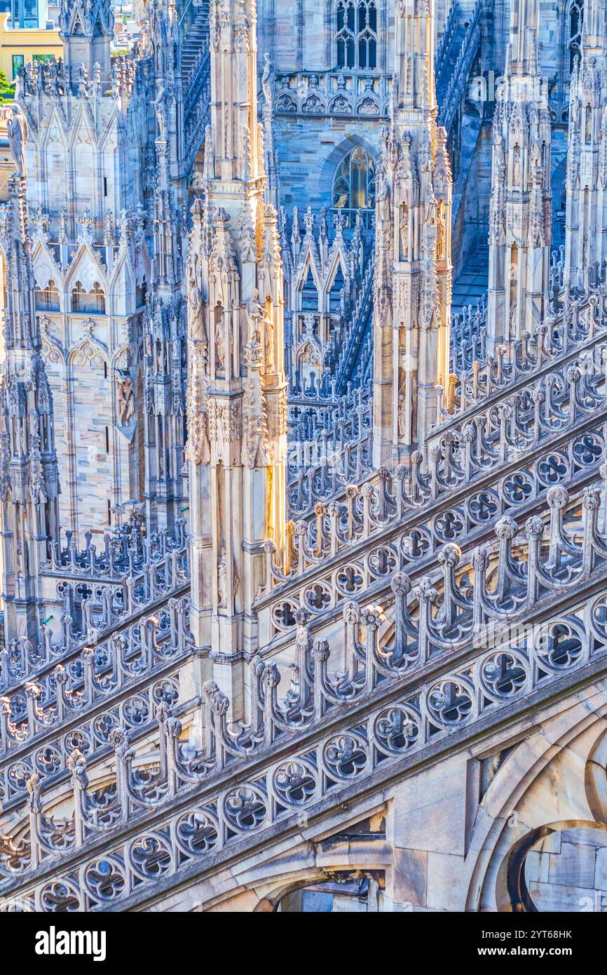 The roof of Milan Cathedral is a stunning display of Gothic ...