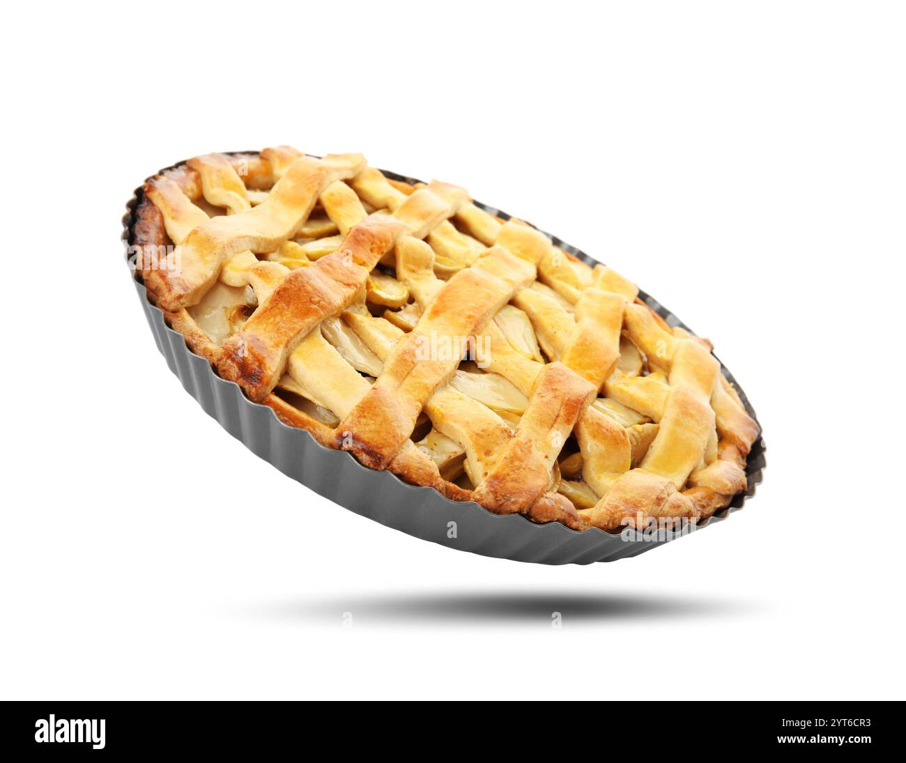 Cooking delicious apple cake in Cut Out Stock Images & Pictures - Alamy
