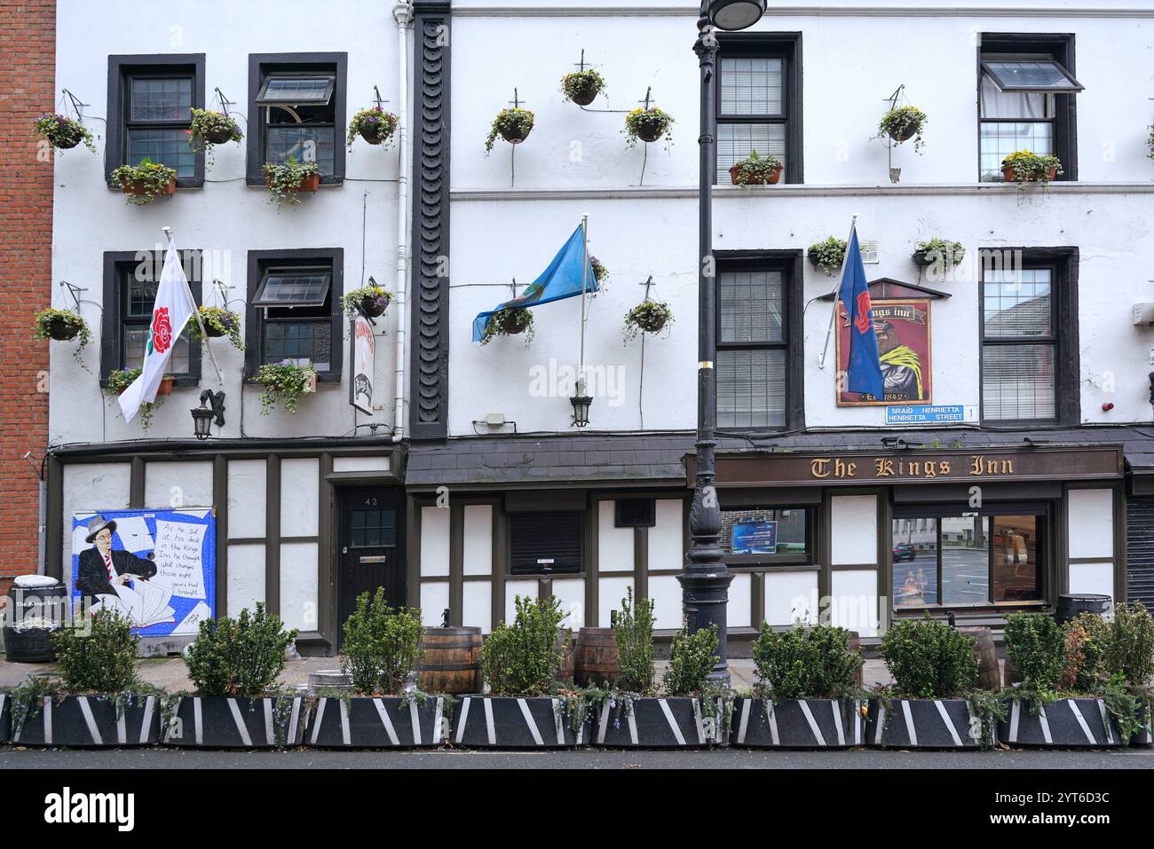 Dublin, Ireland - Exterior of an old pub mentioned in a story by James ...