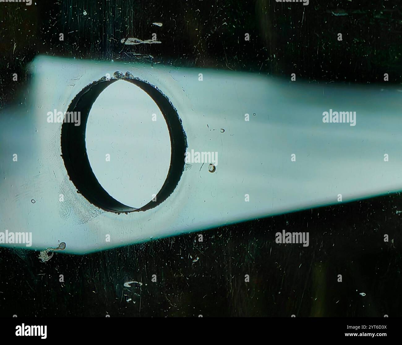 Circular Void: Geometry in Glass Frame Stock Photo - Alamy