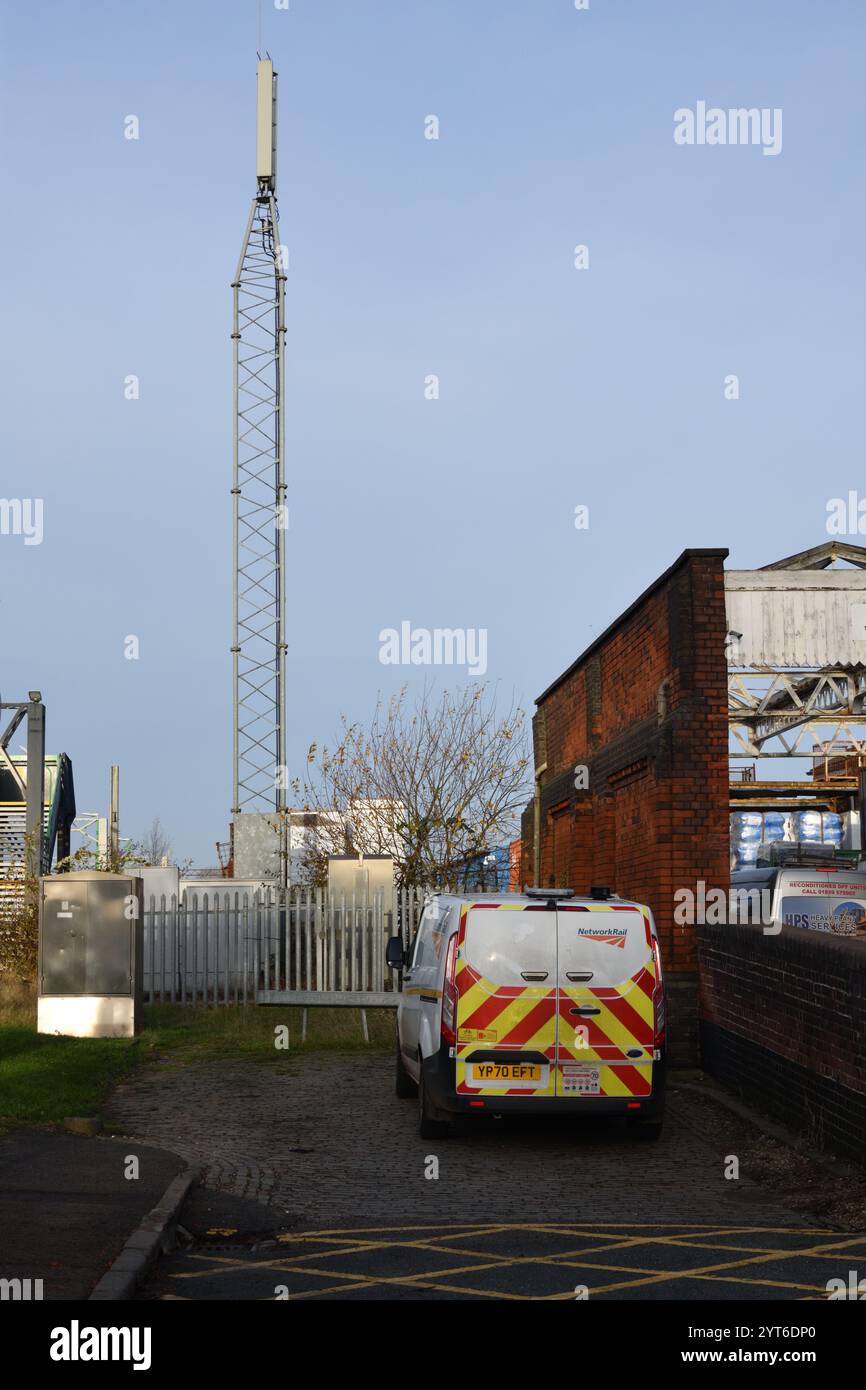 Global System for Mobile Communications - Radio (GSM-R) Mast and ...