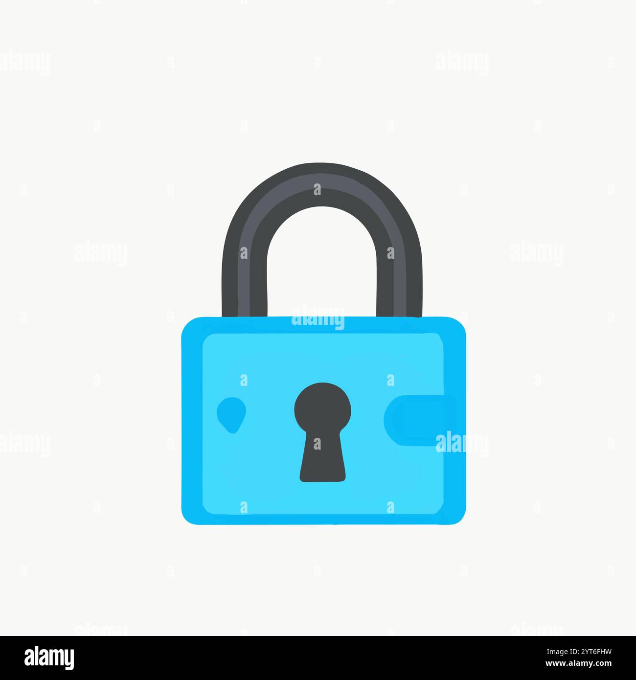A Digital Representation Of Cybersecurity Focusing On Data Protection And Safety Stock Vector