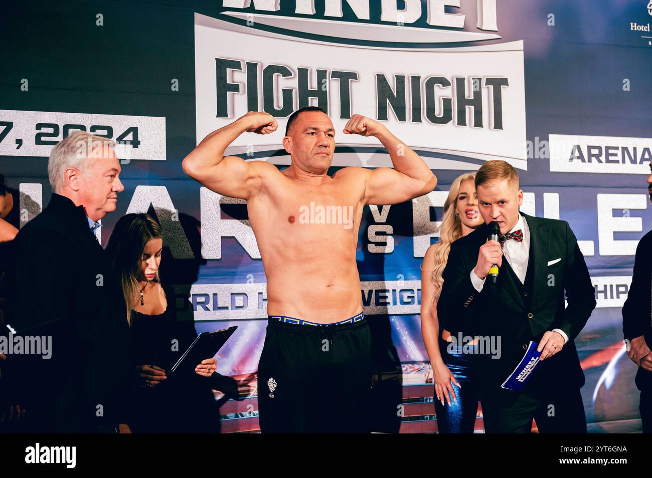 Sofia, Bulgaria Arena Sofia 07 December 2024 Kubrat Pulev and Mahmoud Charr WBA - World ...