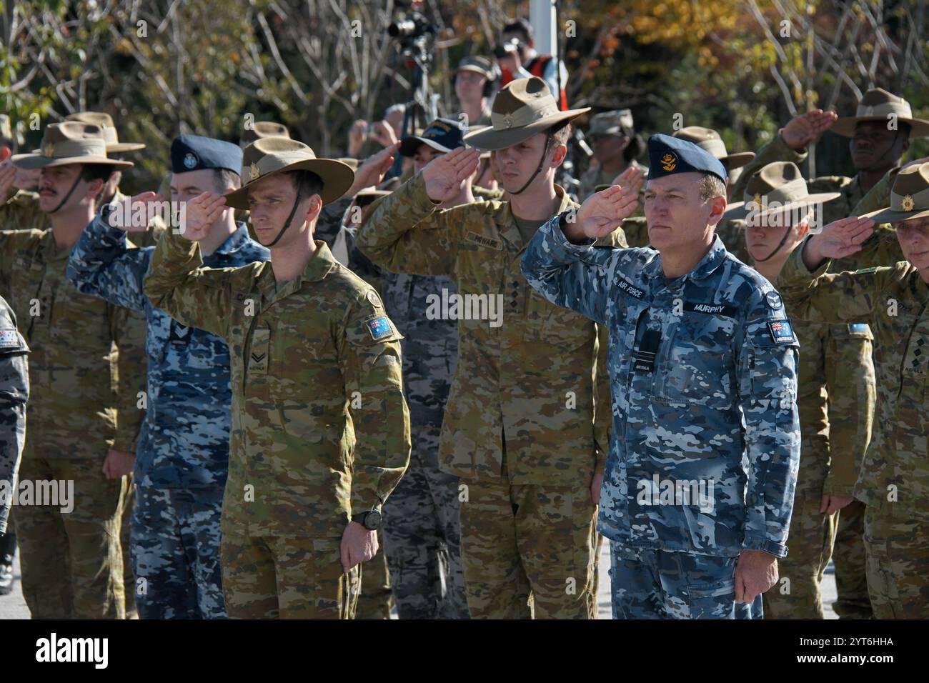 Tokyo, Japan. 06th Dec, 2024. Members of Australia Army and Air Force ...