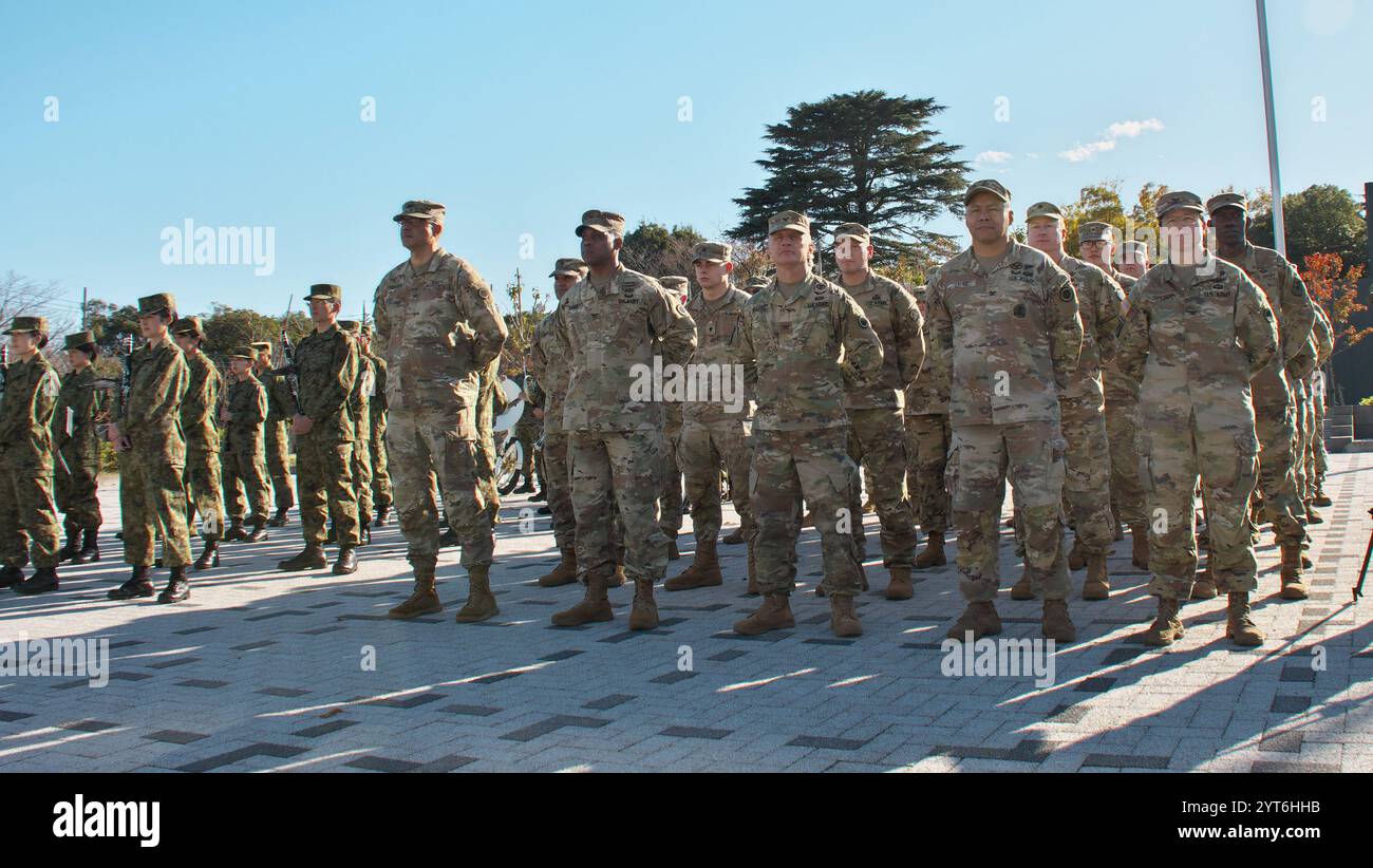 Tokyo, Japan. 06th Dec, 2024. Members of U.S. Army and Japan Ground ...